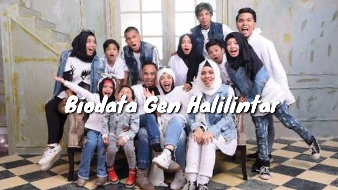 Biodata Gen Halilintar The Song # Big Family - YouTube