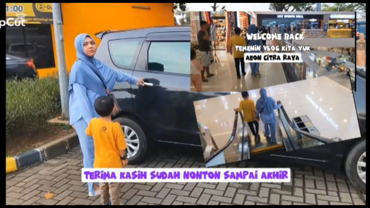 Vlog family (1) AEON mall citra raya #volgseru #vlogfamily #rozadreal ...