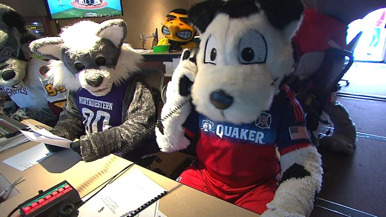 TOR@CWS: Mascots take over at U.S. Cellular - YouTube