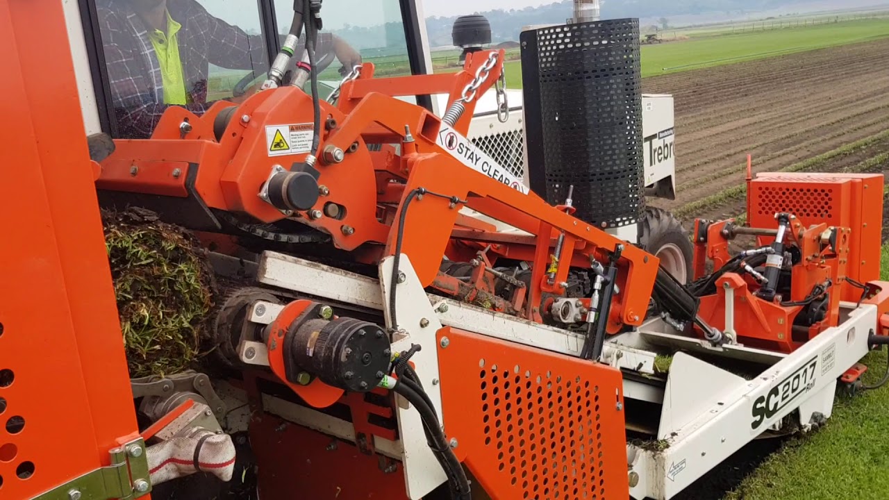Trebro SC2017 roll harvester - YouTube
