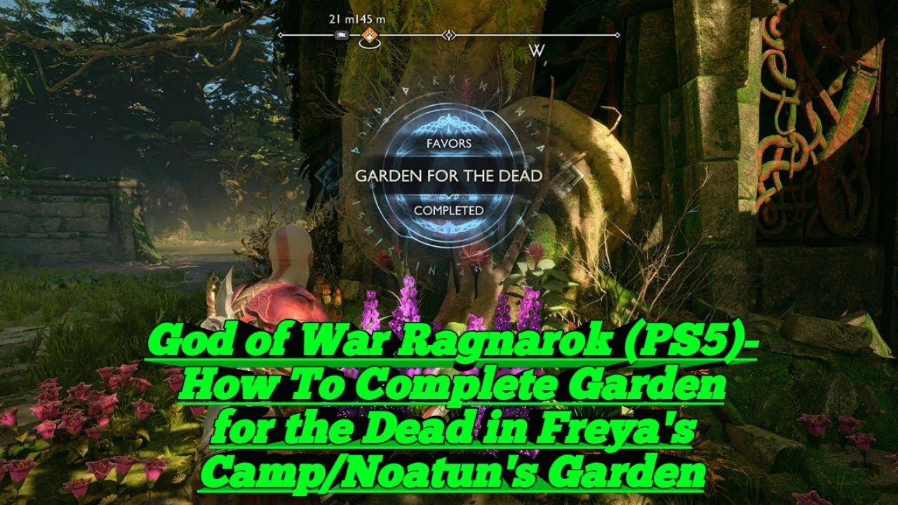 God of War Ragnarok (PS5)- How To Complete Garden for the Dead in Freya ...
