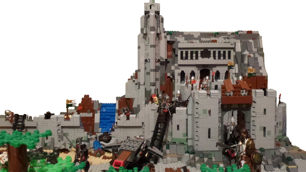 LEGO Battle of Helm's Deep Lego Creation - YouTube