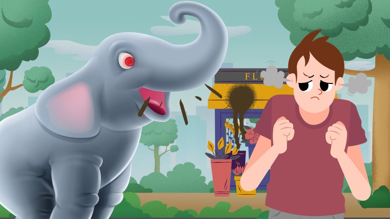The Elephant And The Florist | 2D Animation For Kids Better Education ...