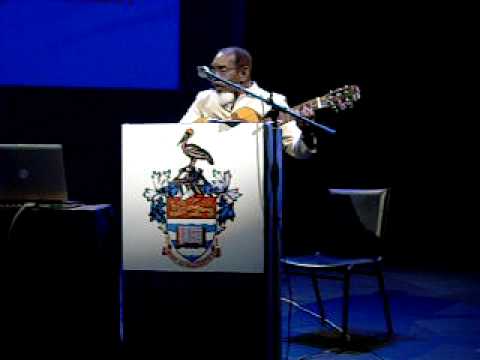 UTT's Hollis "Chalkdust" Liverpool at Cave Hill on Calypsonians as ...