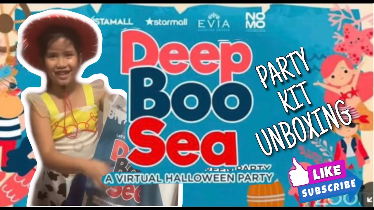 Vista Mall Deep Boo Sea Virtual Party Kit Unboxing - YouTube