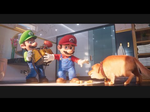 The Super Mario Bros Movie - Mario And Luigi VS Francis The Dog Scene ...