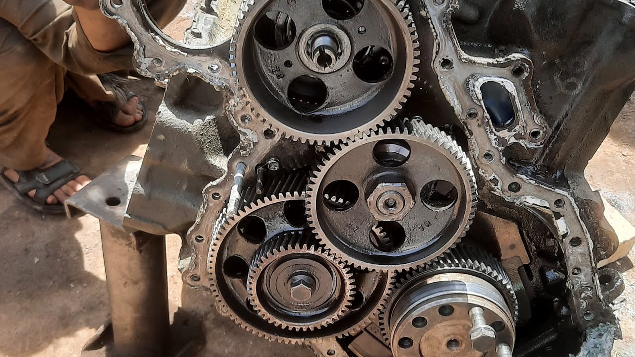 NISSAN RF8 DIESAL ENGINE FITING.#mechancial #automobile # ...