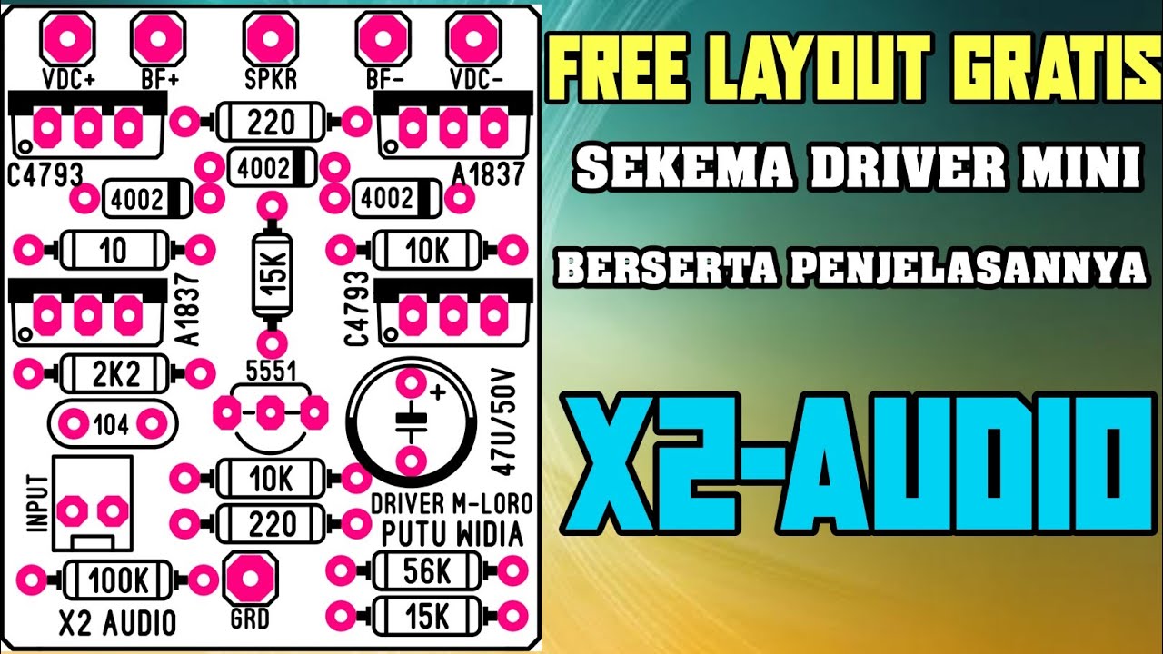 Layout driver mini M-LORO GRATIS - YouTube