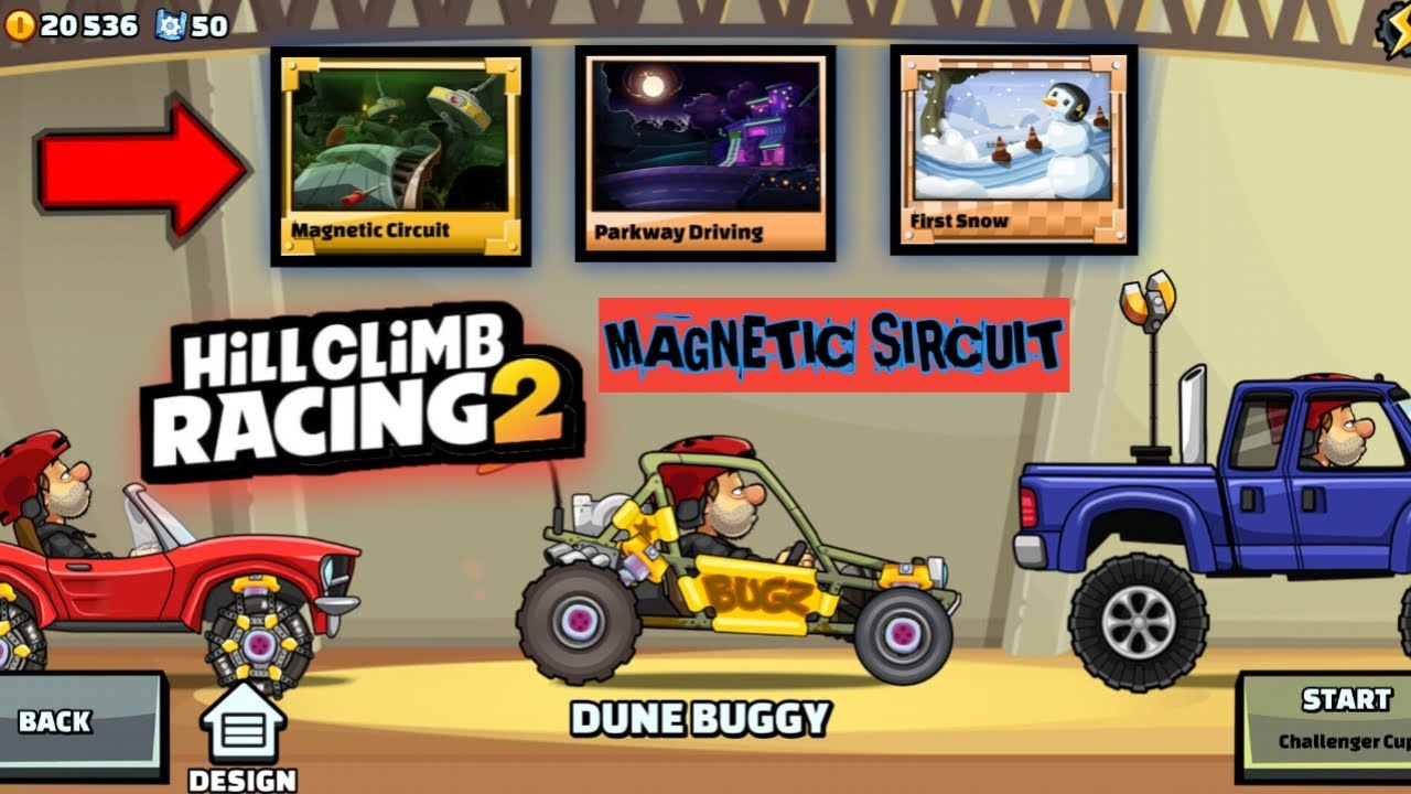 Hill Climb Racing2 | MAGNETIC SIRCUIT | hcr2 | Gameplay - YouTube