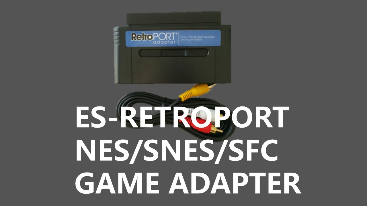 FUN GIFT ES-RETROPORT PLAY NES GAMES CARTRIDGE CARD ON SNES/SFC CONSOLE ...
