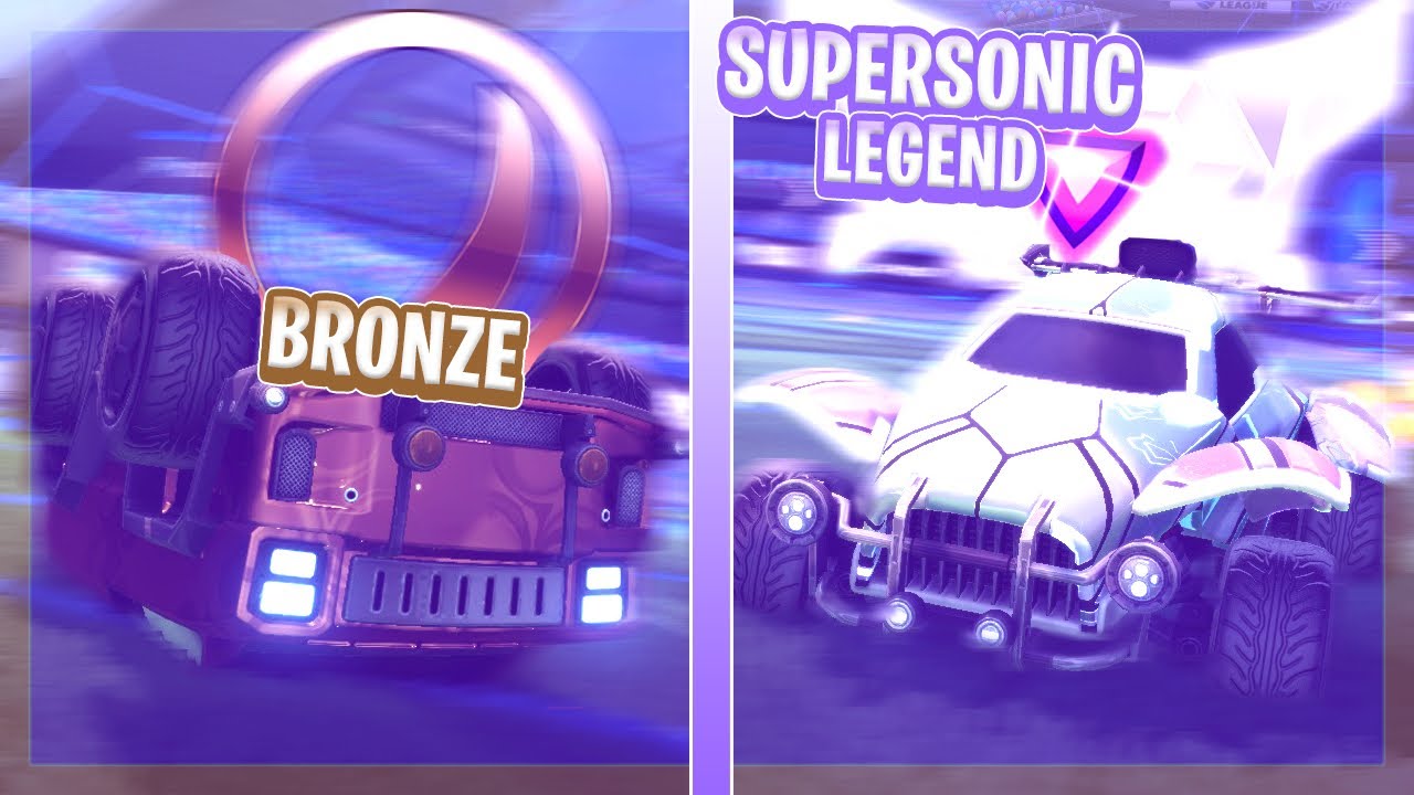 Bronze To Supersonic Legend: Rocket League Progression Montage - YouTube
