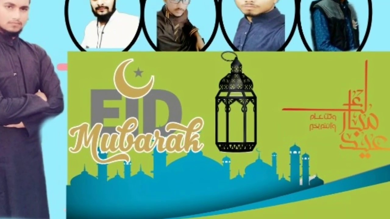 Eid mubarak nazm #saqlain barkati - YouTube