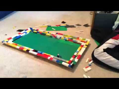 Lego football stadium build - YouTube
