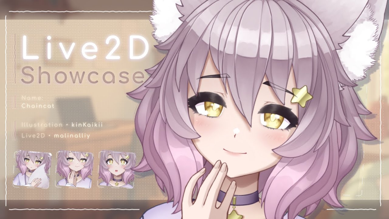 【Live2D Showcase】The most fluffiest VTuber - Chaincat - YouTube
