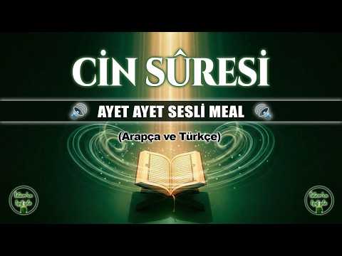 Cin Suresi ( Ayet Ayet Arapça ve Türkçe Meali Birlikte Seslendirmeli )