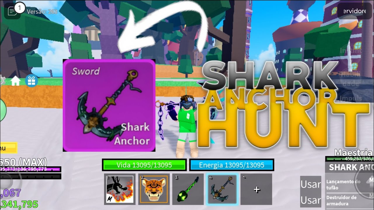 [ SCRIPT GRÁTIS ] PEGANDO a SHARK ANCHOR com script GRÁTIS (Showcase w ...