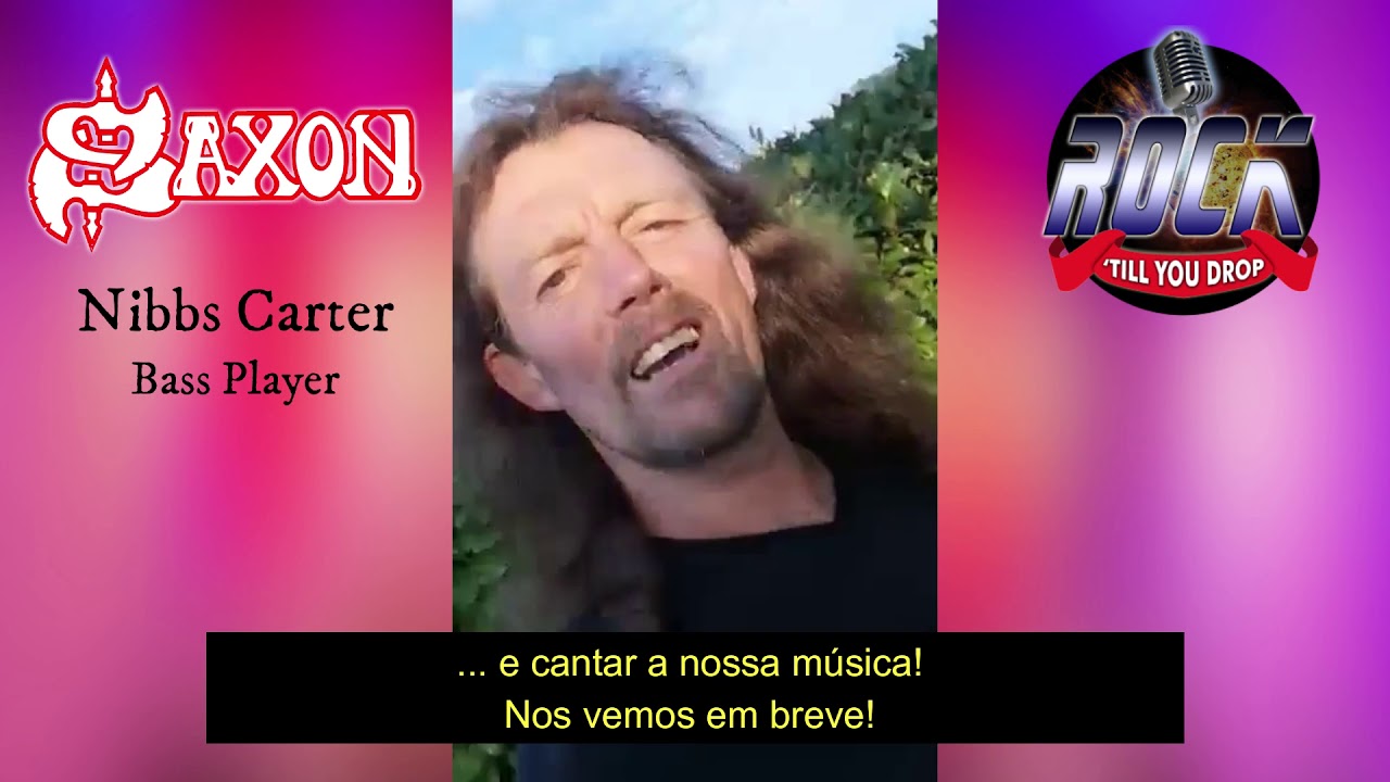 Nibbs Carter do Saxon faz chamada para o Rock Till You Drop - YouTube