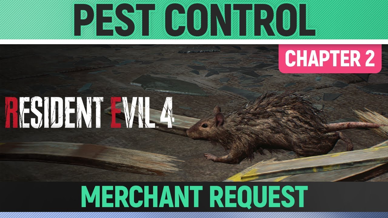 Resident Evil 4 - Pest Control - Merchant Request - Chapter 2 (Rat ...