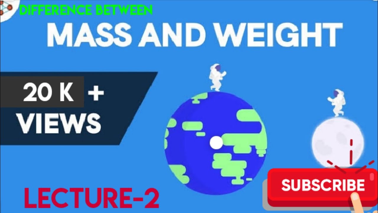 Difference between mass and weight//Class-9th//Lecture-2//By-Deepak ...