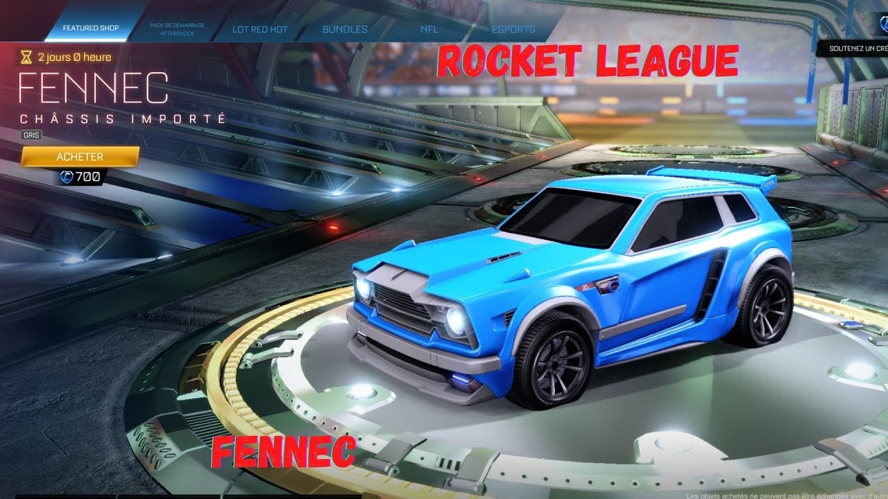 NEW FENNEC AUTO BOUTIQUE 28 NOVEMBRE 2021 ROCKET LEAGUE ITEM SHOP 28/11 ...