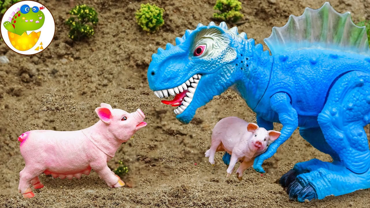 Dinosaurs vs Pig Family Funny - Dinosaur Toys Story #13 | ToyTV - YouTube