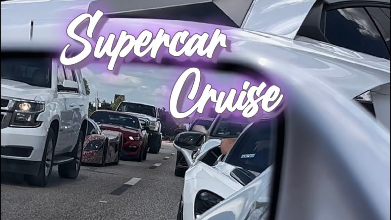 Supercar Cruise Ride Along! - YouTube