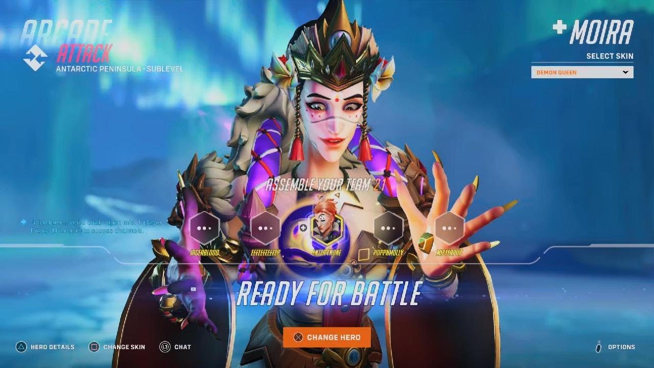Overwatch 2 - Season 3 New Antarctica Map & Evil Queen Moira skin - YouTube