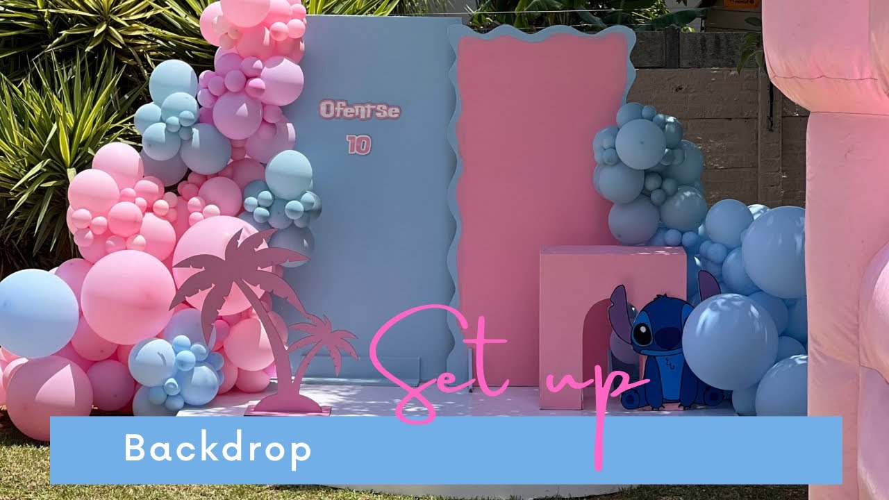 Setup a backdrop with the team - YouTube