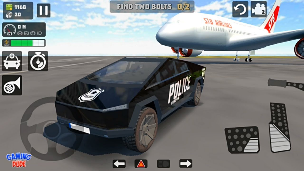 Cybertruck Car Simulator - Police Cybertruck Mission | Android Gameplay ...