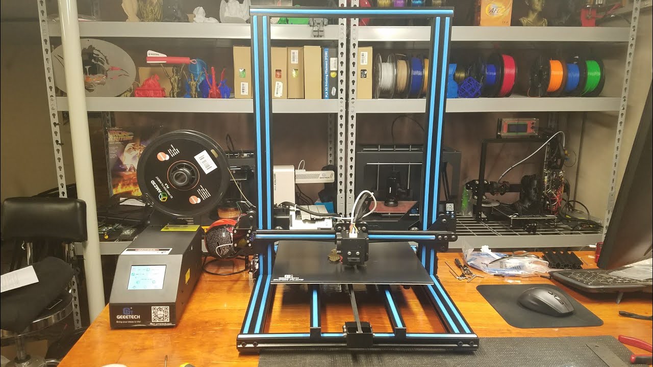 Live Unboxing Of The Geeetech A30 Large Format 3D Printer - YouTube