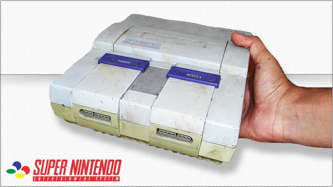 SUPER NINTENDO RESTORATION - YouTube