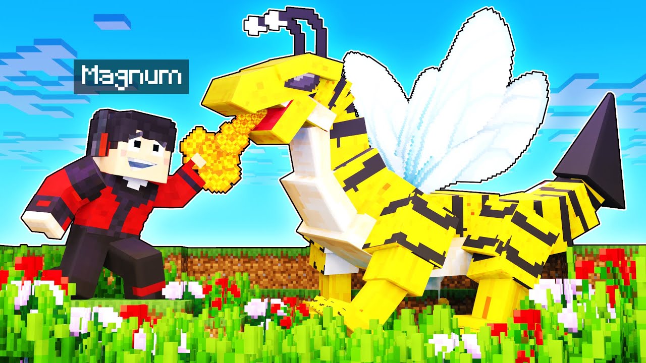 ENCONTRÉ A LA ABEJA DRAGON!🔥🐝 | Minecraft - YouTube