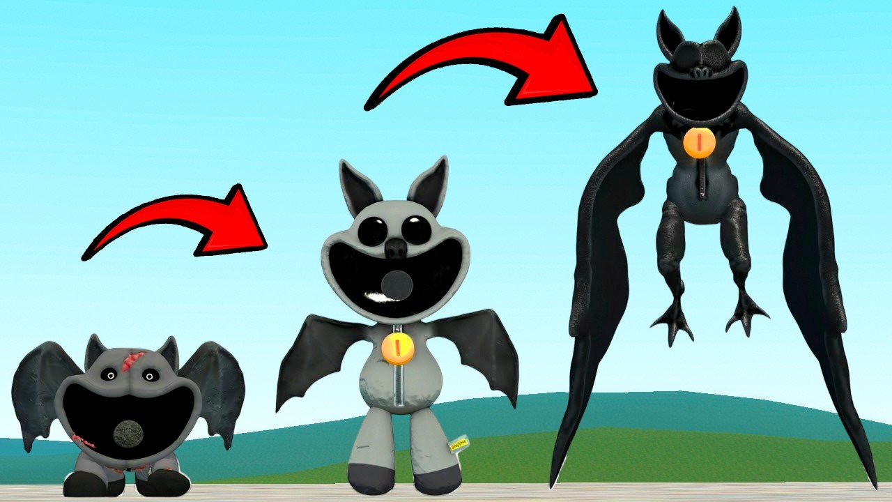 NEW EVOLUTION OF FORGOTTEN SMILING CRITTERS BANDIT BAT POPPY PLAYTIME ...