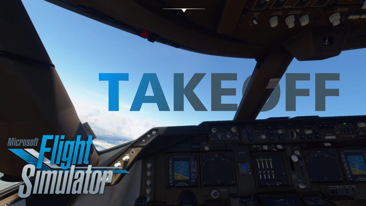 MICROSOFT FLIGHT SIMULATOR Boeing-747 VIDP Runway Takeoff||[GTX 1660 Ti ...