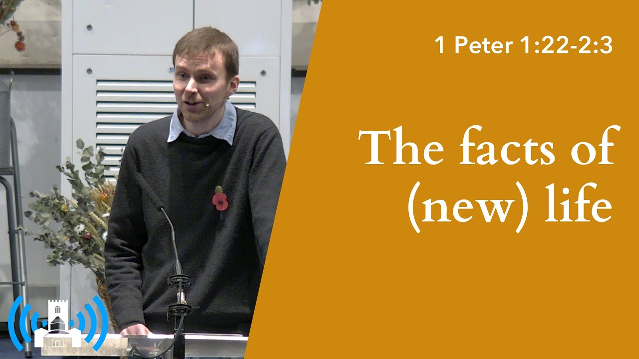 1 Peter 1:22-2:3 • The facts of (new) life - YouTube