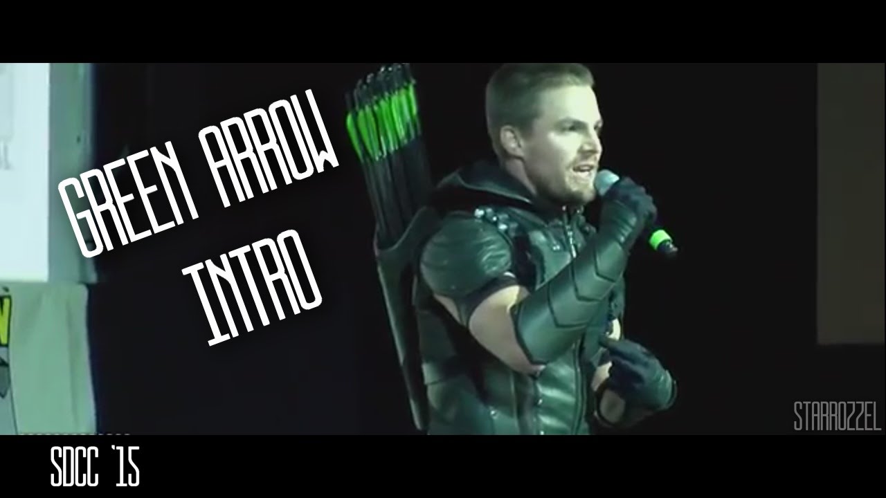 Green Arrow intro [fanmade/Comic Con panel 2015] - YouTube