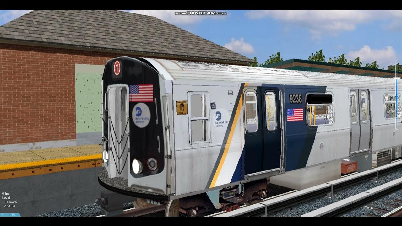 Openbve R160 Cuomo Alstom T Train Arriving & Terminating at Amboy Road Pleasant Plains - YouTube