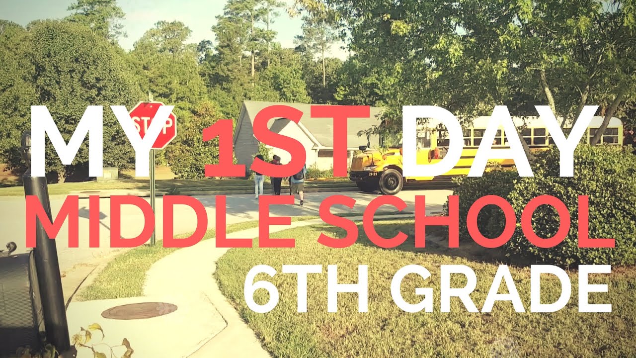 My First Day of Middle School - YouTube