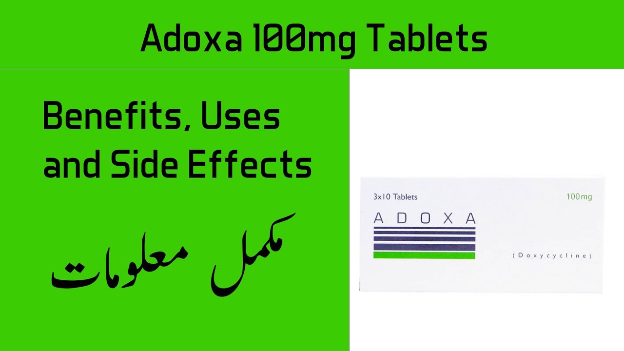 Adoxa || Doxycycline || Adoxa 100 MG Tablet Benefits Uses And Side ...