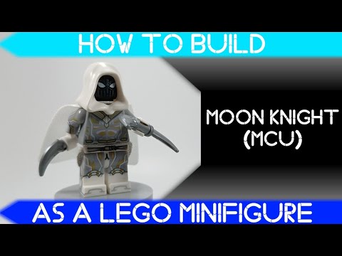 How to Build Moon Knight (MCU) as a LEGO Minifigure - YouTube
