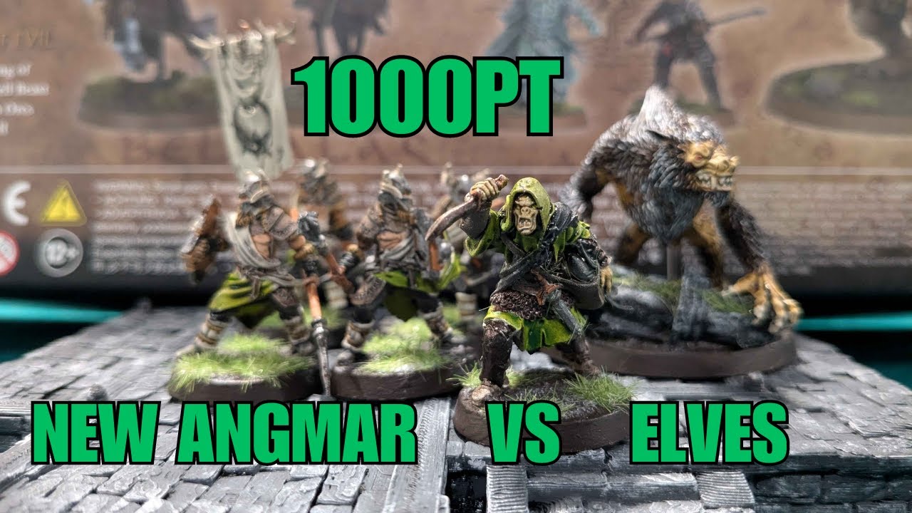 New Angmar vs Lothlorien 1000pt MESBG Battle Report - YouTube