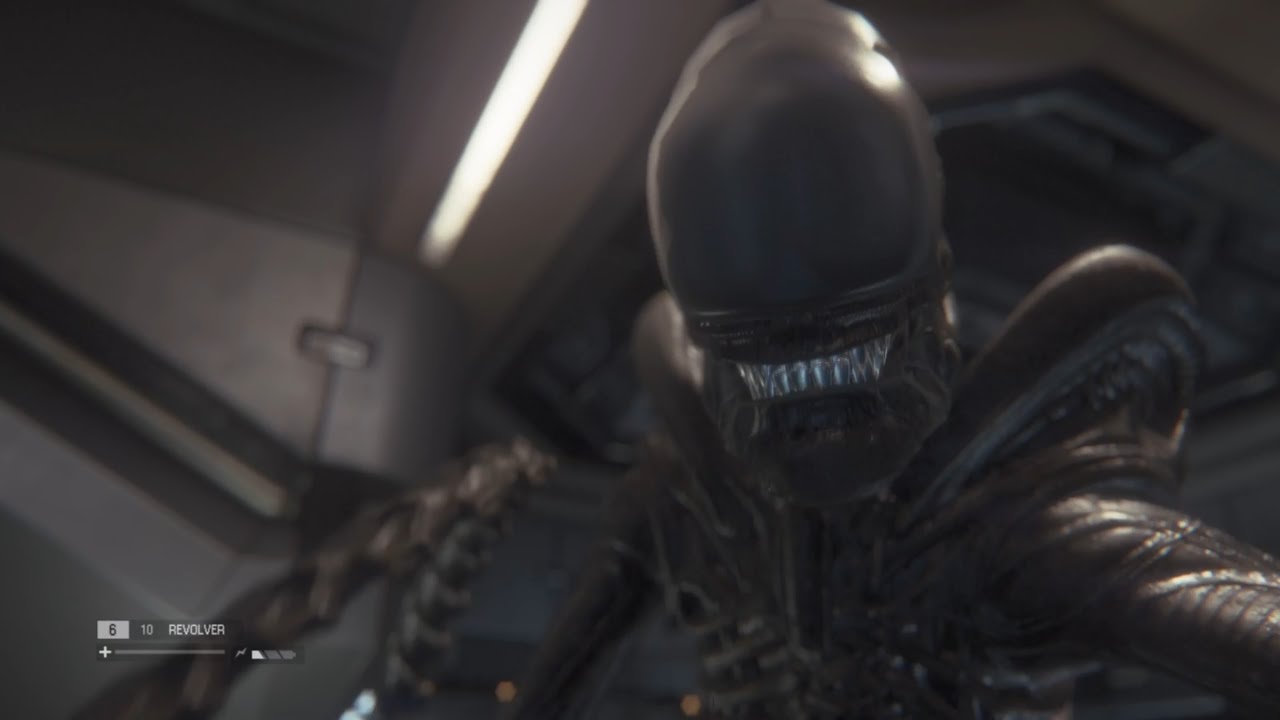 ALIEN: ISOLATION: ALIEN XENOMORPH WAS IN THE WAY BETWEEN RIPLEY & THAT ELEVATOR (FIRST PT& ENG ...