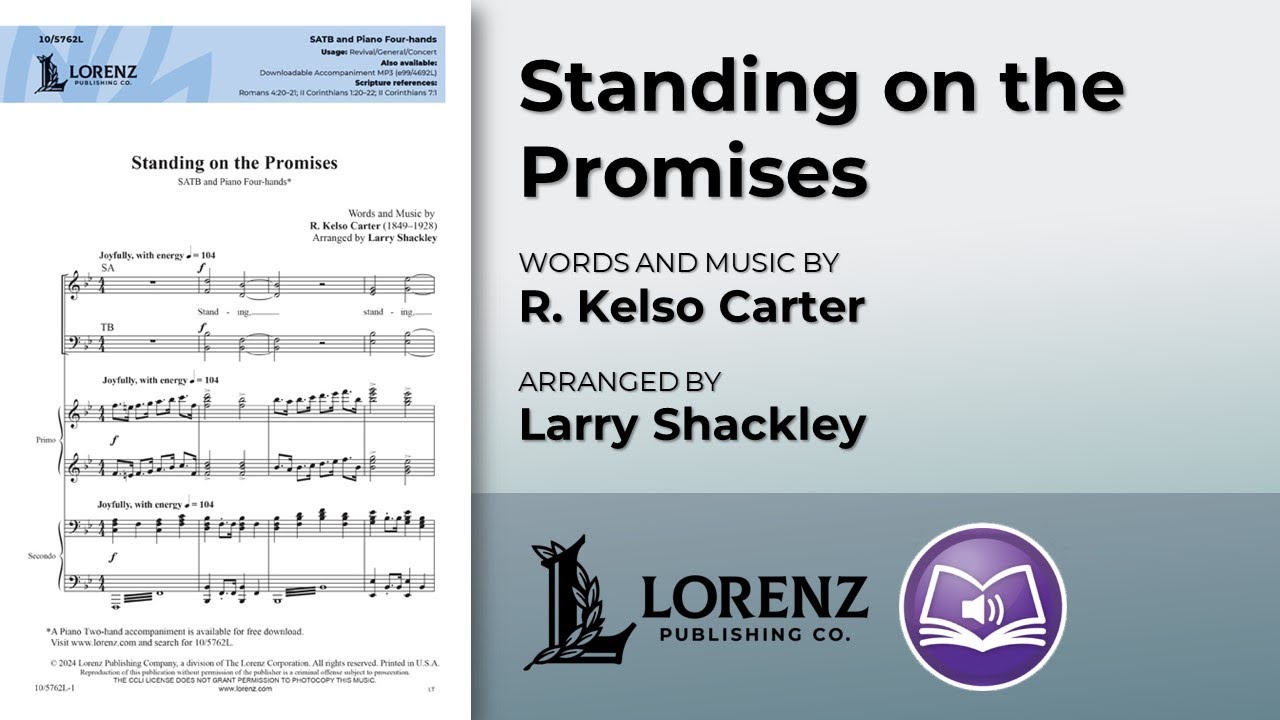 Standing on the Promises | Larry Shackley - YouTube