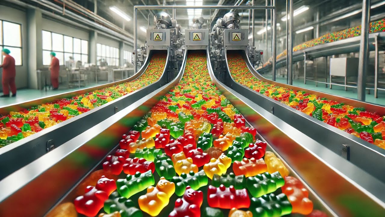 America’s Biggest Gummy Candy Factory: Sweet Secrets Revealed - YouTube