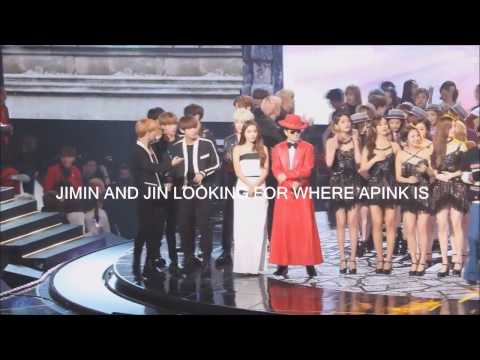 Eunji and Jungkook and JIn