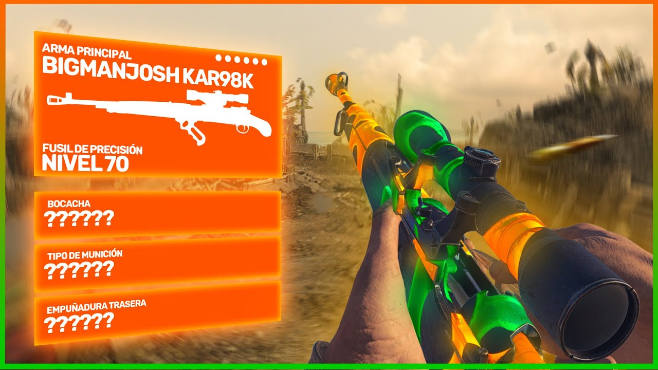 LA MEJOR CLASE DEL KAR 98 EN VANGUARD!! (COD Sniping) - YouTube