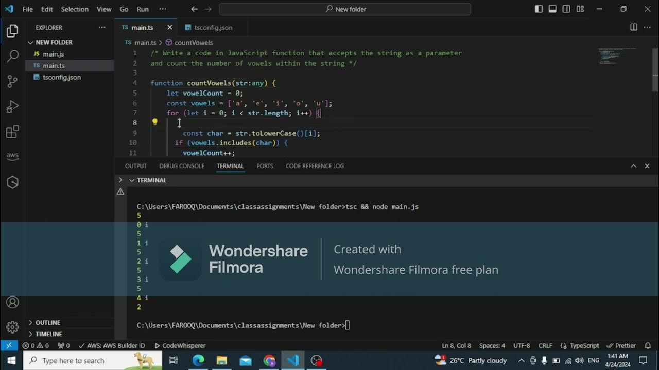 JavaScript function that accept the string as parameter and count no of vowels within the string ...