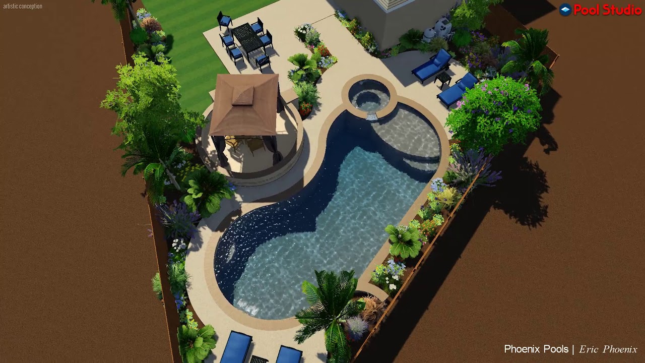 Pool Studio - 3D Swimming Pool Design Software - YouTube