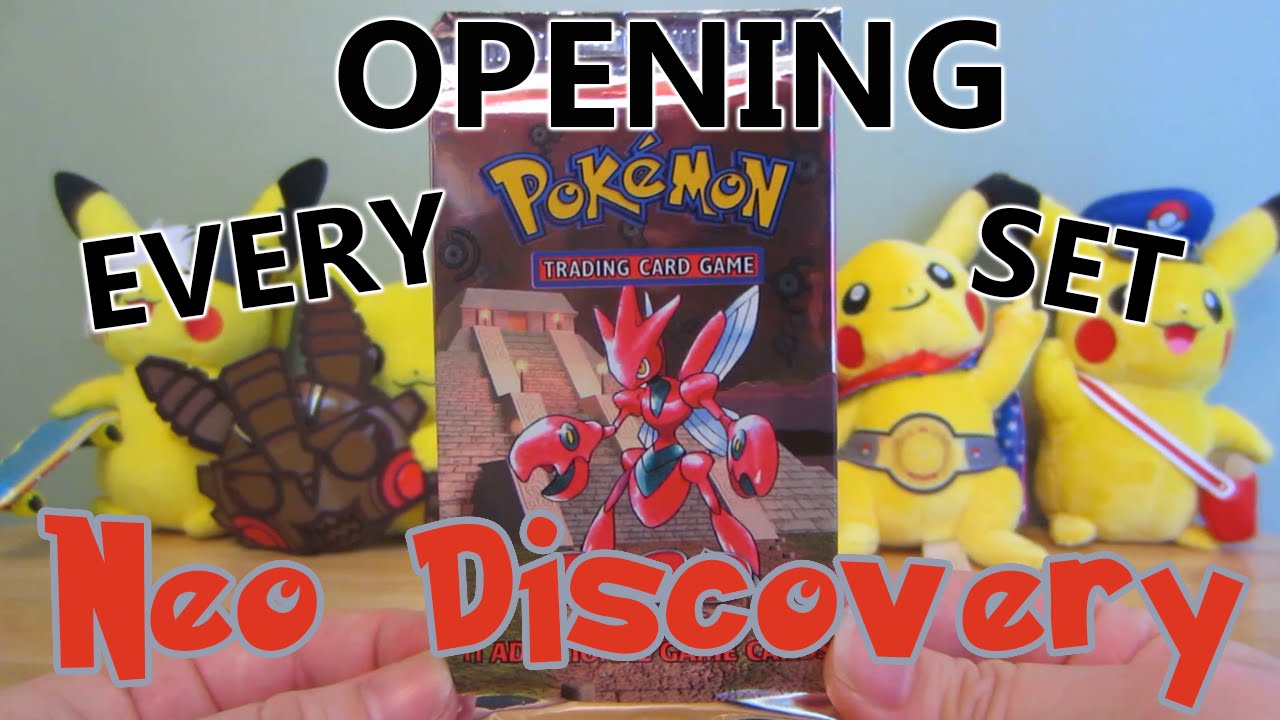 Opening EVERY Pokémon TCG Pack! (1998-2014) - Neo Discovery - YouTube