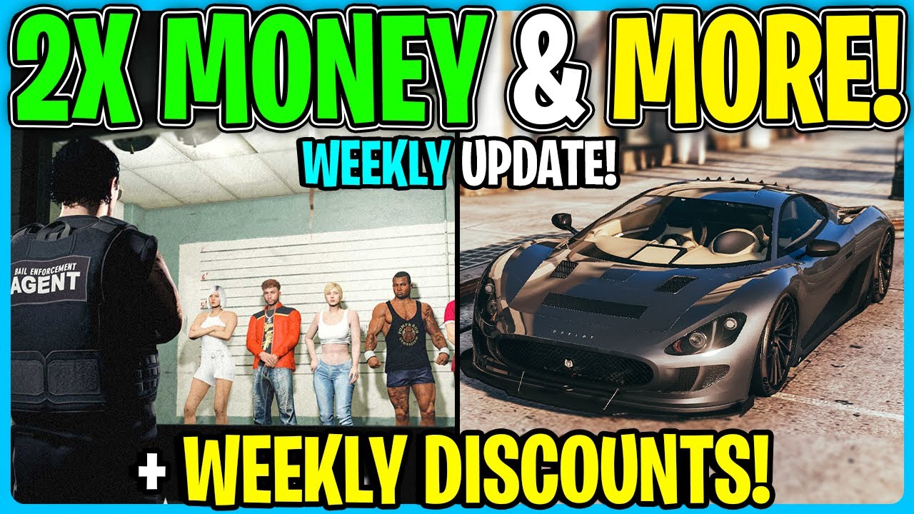 GTA Online WEEKLY UPDATE 2X Money & More! - YouTube
